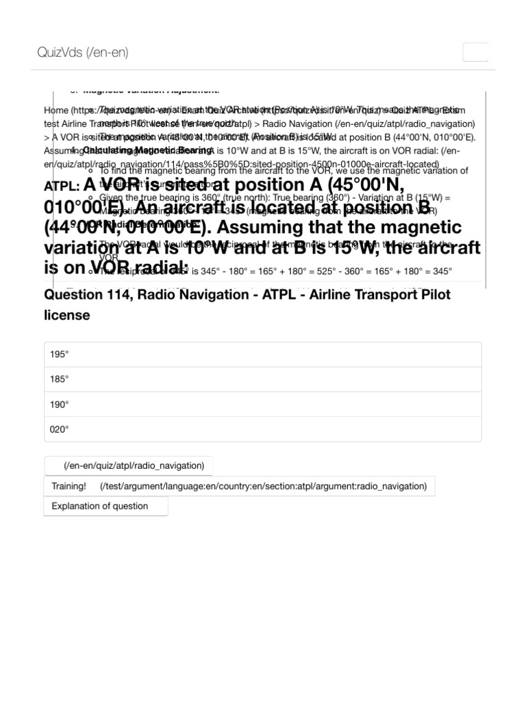 Quizvds (/En-En) : Atpl | PDF