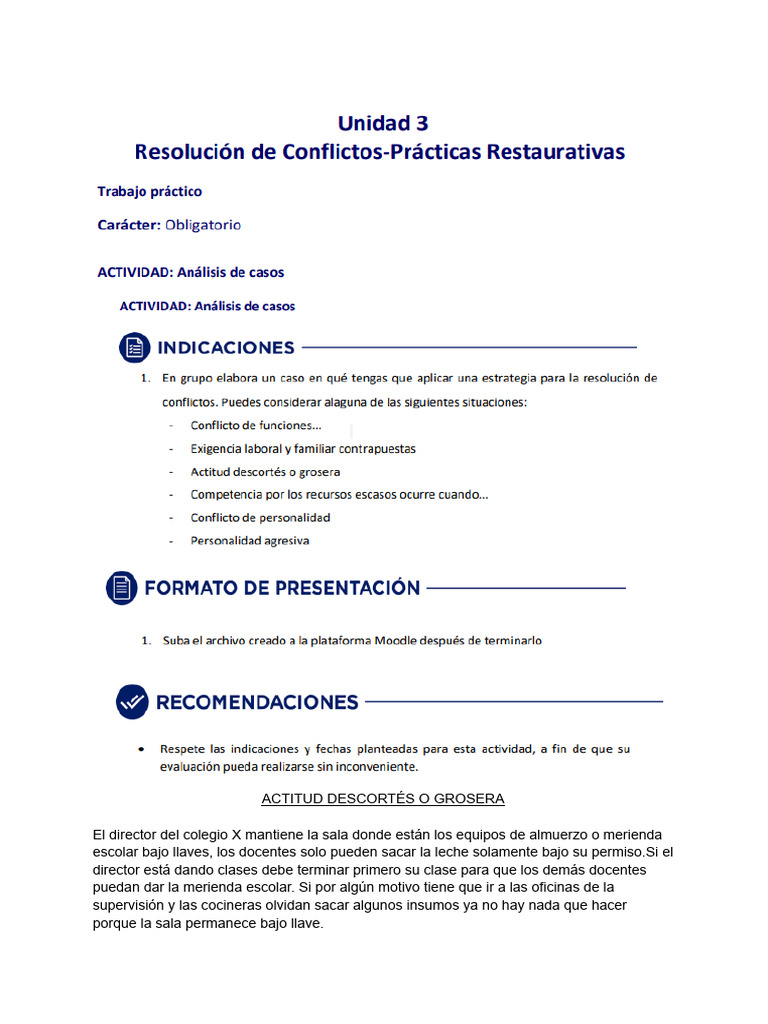 Resolución de Conflictos-Prácticas Restaurativas | PDF