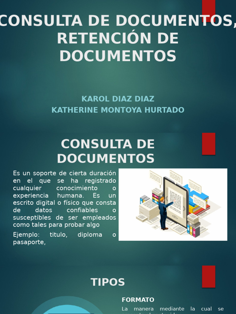 CONSULTA DE DOCUMENTOS, RETENCIÓN DE DOCUMENTOS | PDF
