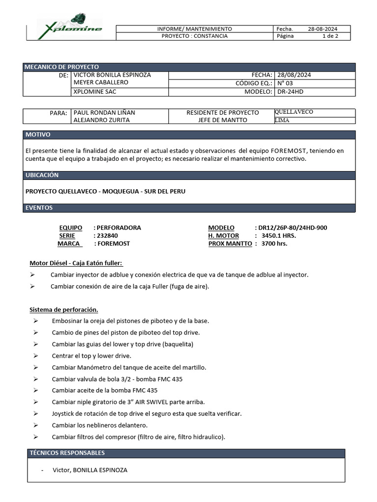 Inf-08-2024 - Foremost #3 - Xplomine | PDF