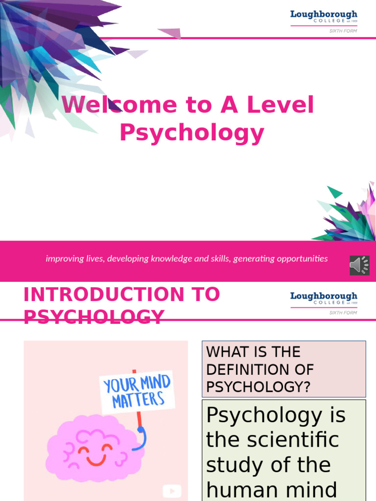 A Level Psychology Pre-Recorded | PDF