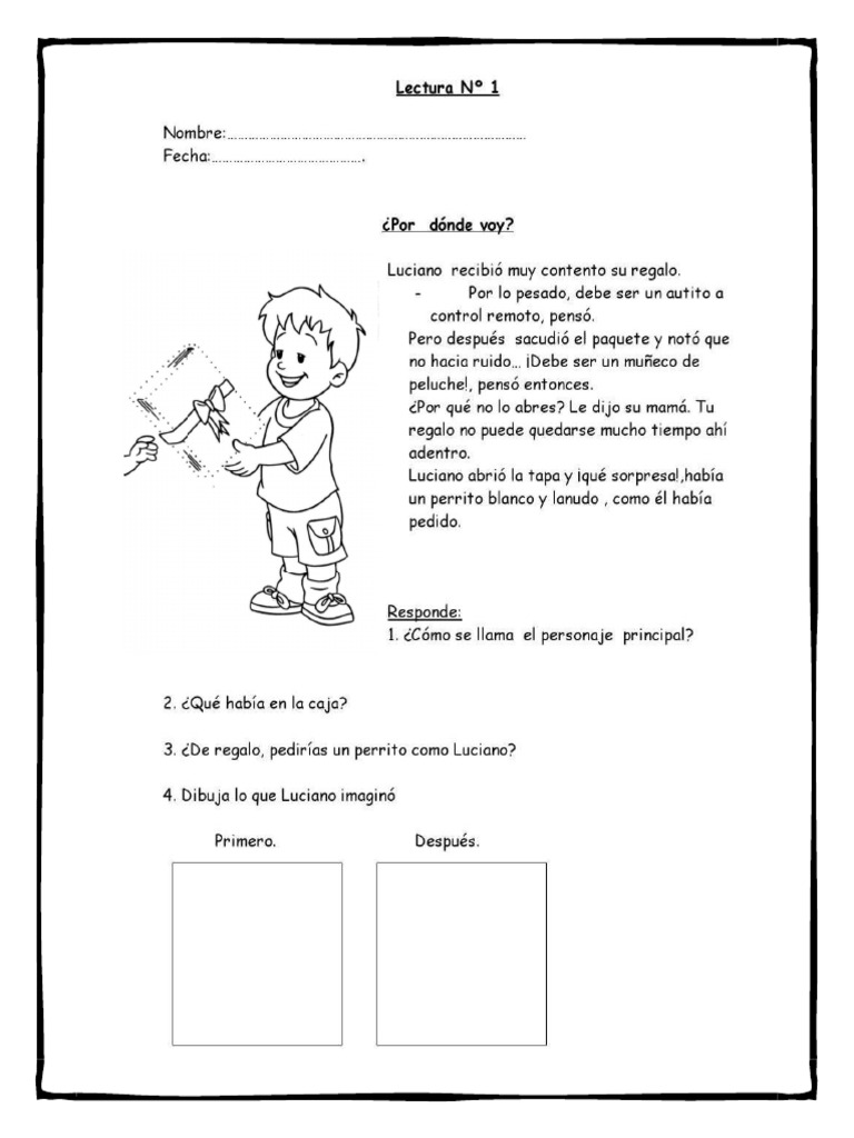 Cuadernillo Cuentos Cortos y Guía Actividades de Comprensión Lectora | PDF