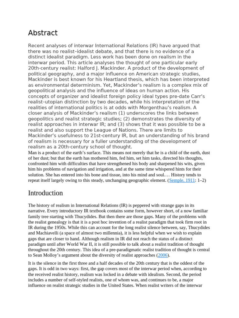 Geopol Article | PDF
