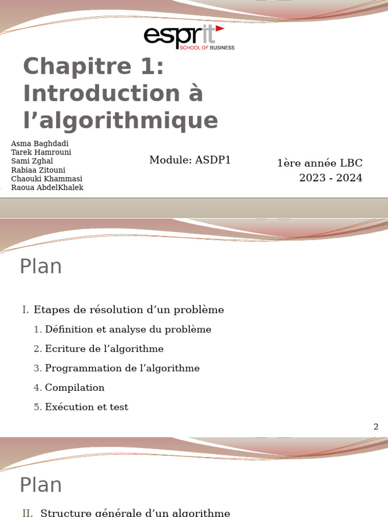 Introduction À L Algorithmique 5 | PDF