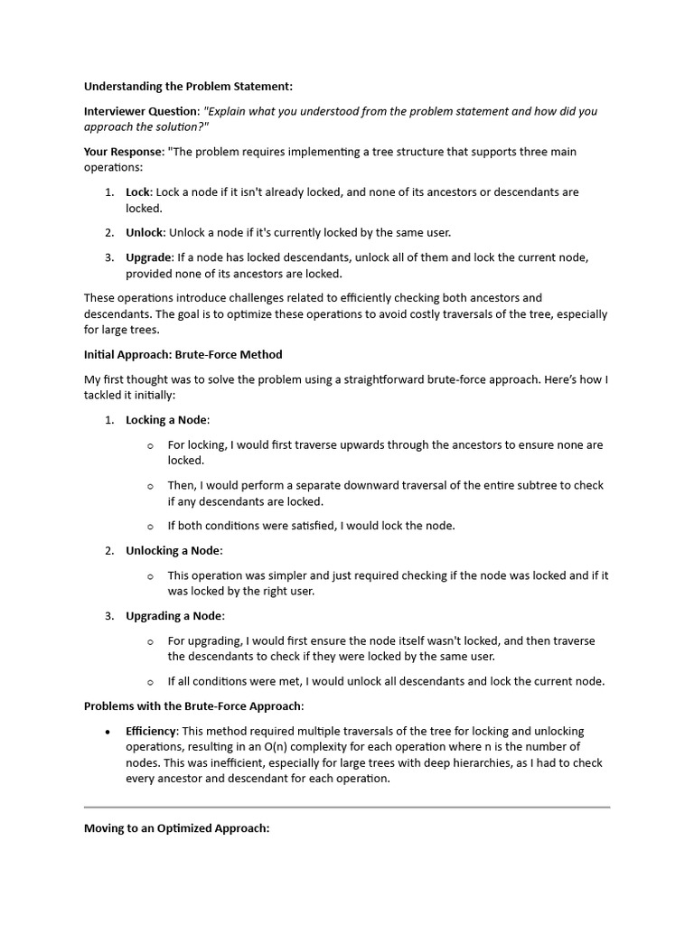 Understanding The Problem Statement | PDF