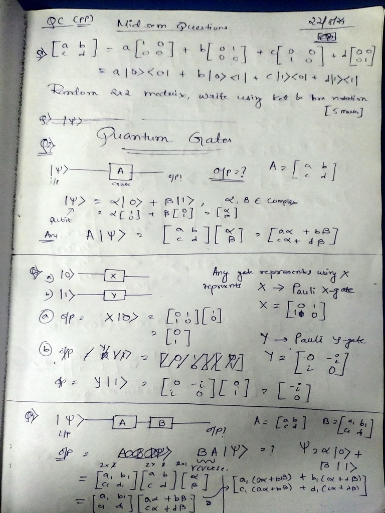 QC Midsem 1 Ques Types | PDF