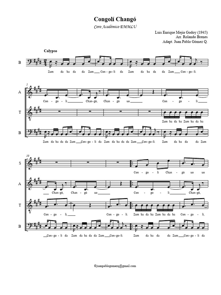 Congolí Changó EMMLU | PDF