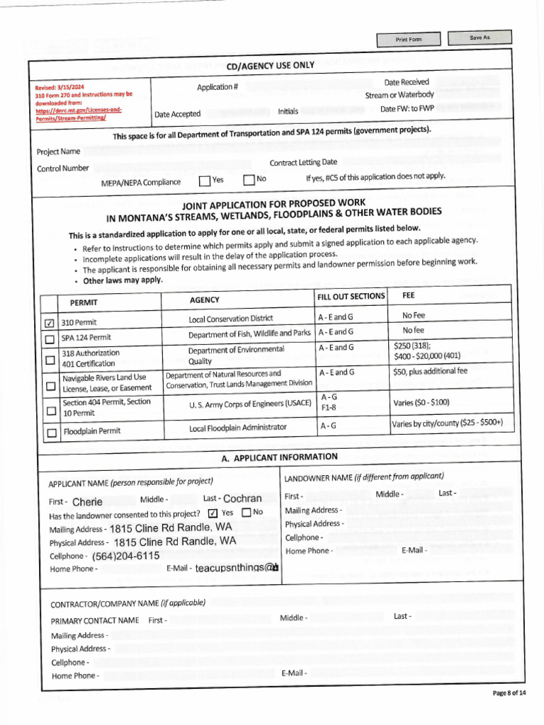 Li 09-01-24 Cochran Kingsley Creek | PDF