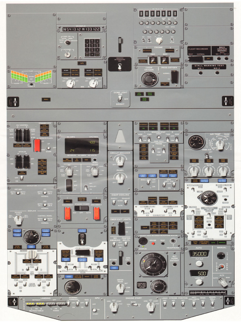 737 NG Overhead Panel | PDF