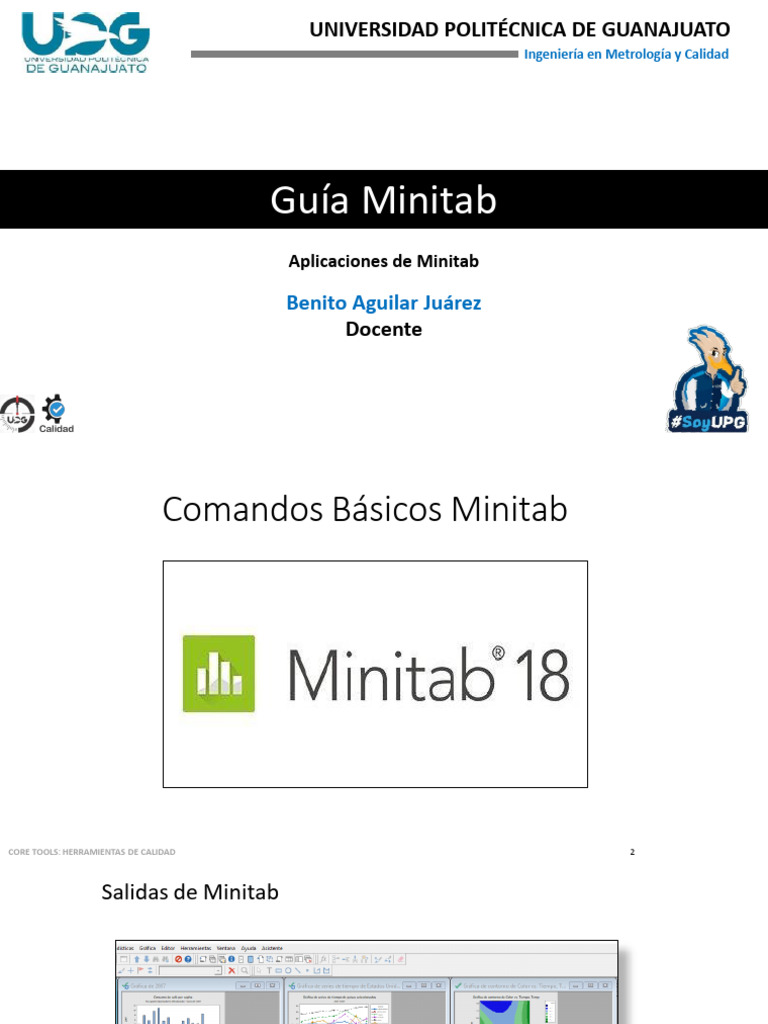 Guía Minitab 18 | PDF