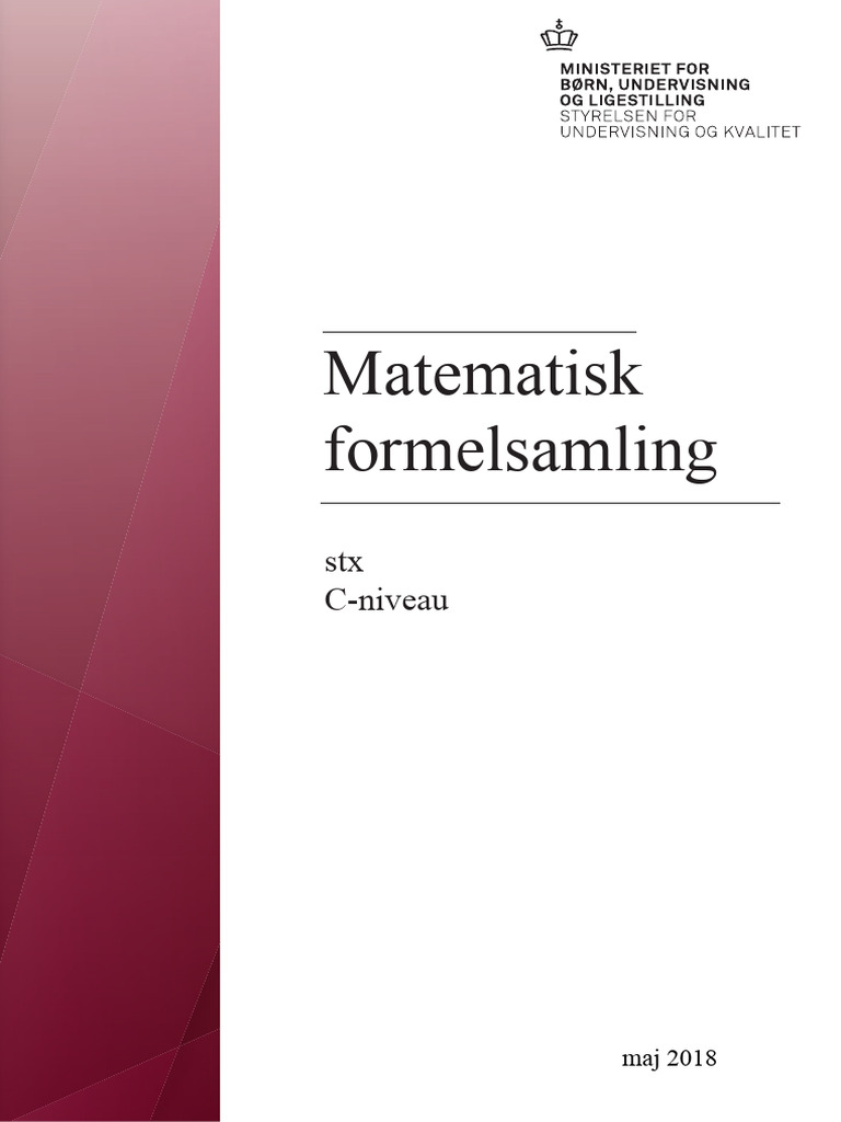 201119 Mat C Stx Formelsamling Web 2018 | PDF