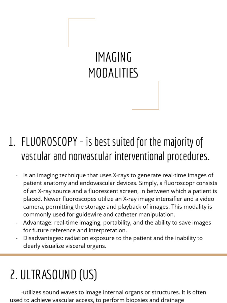 Imaging Modalities | PDF