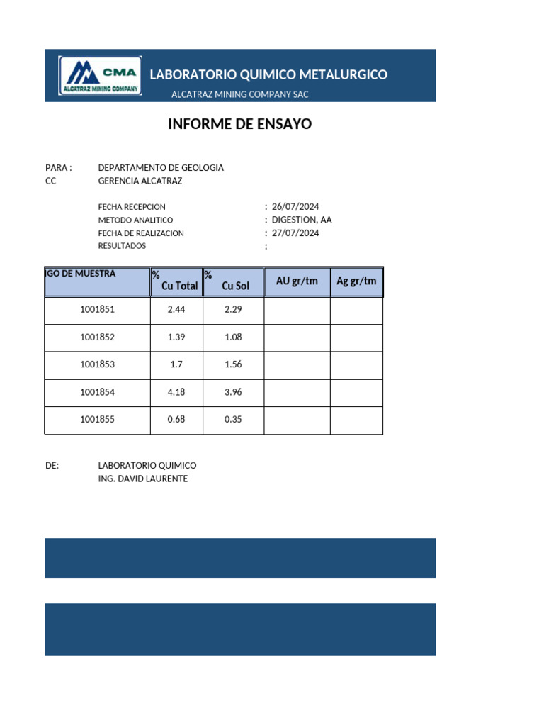 Recepcion de Muestra Lab - 025341 | PDF