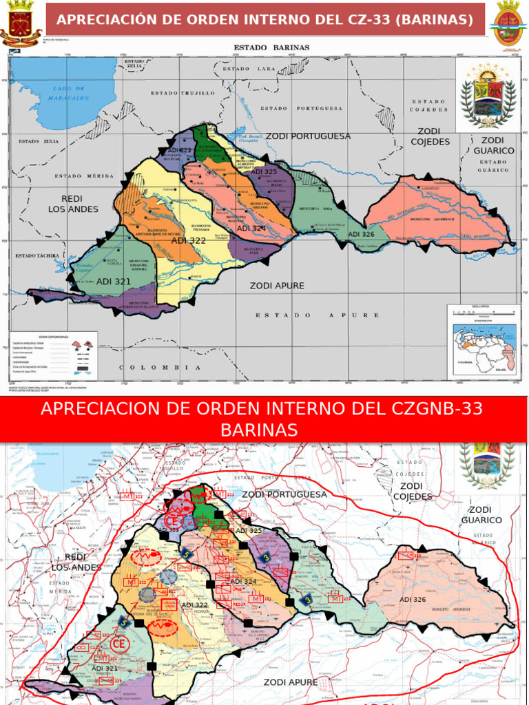 Mapa Apreciacion de Orden Interno Barinas | PDF