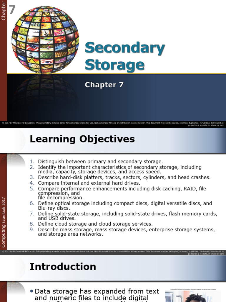 4. Secondary Storage | PDF