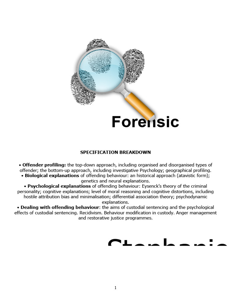00 - Forensic Booklet JLC | PDF