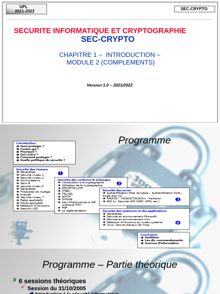 1.2 Sec Crypto - Introduction Module 2 Complements | PDF