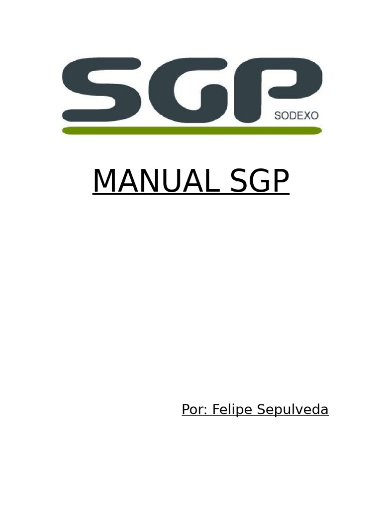 Manual SGP | PDF