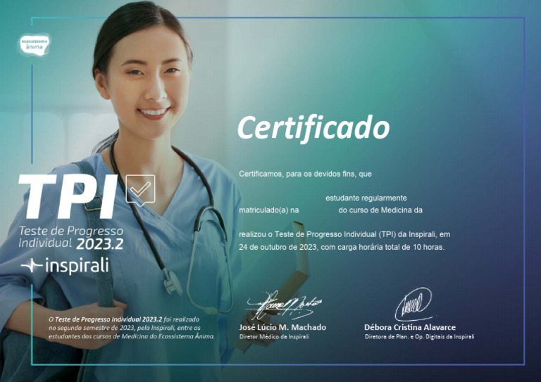 Certificado Tpi 2023 2 | PDF