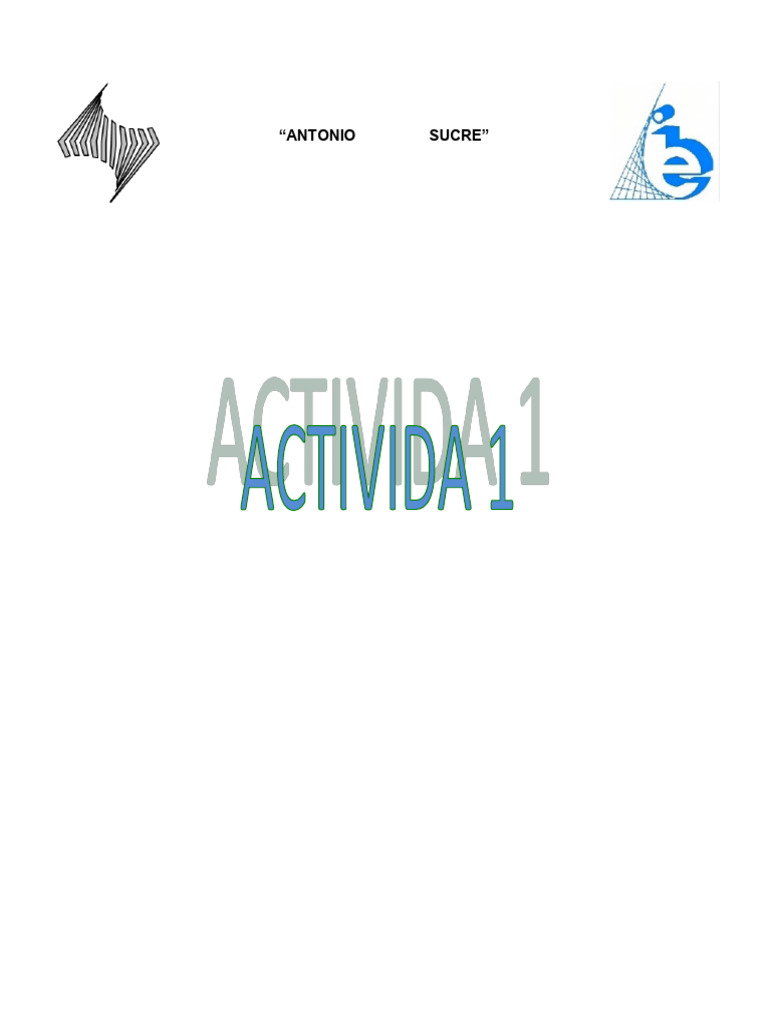Activida 1 | PDF
