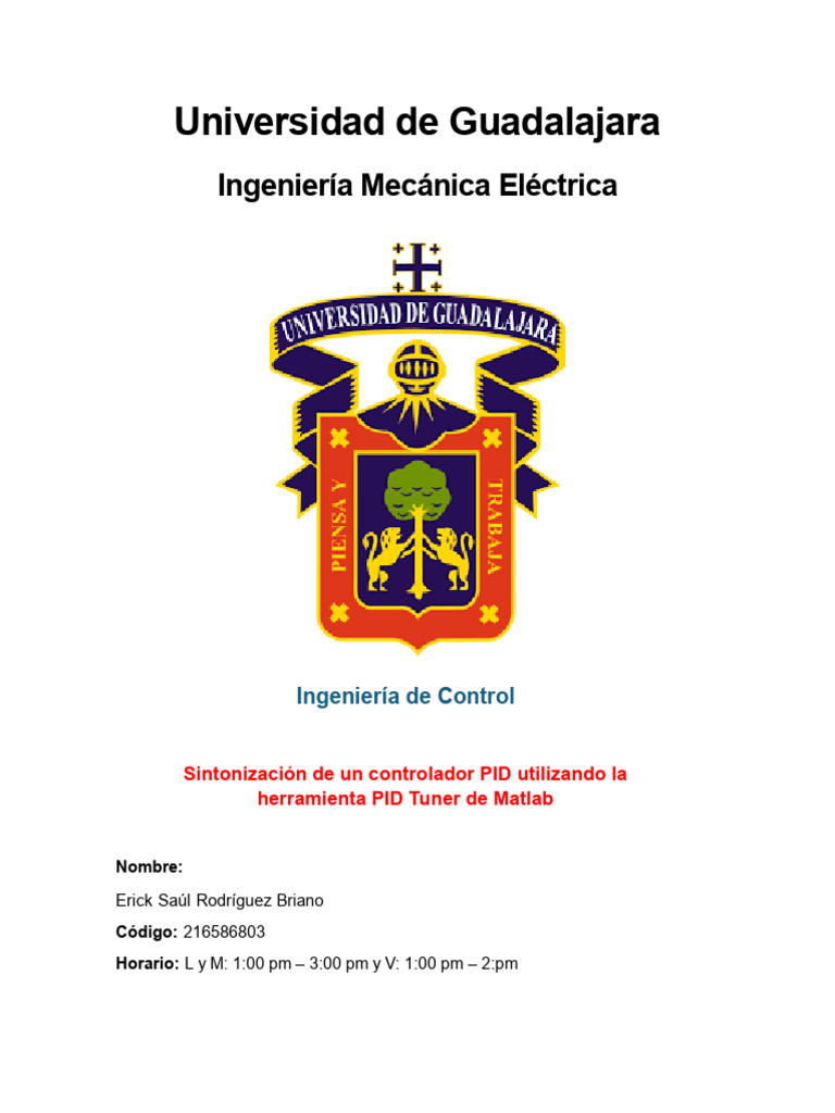 Sintonización de Un Controlador PID Utilizando La Herramienta PID Tuner ...