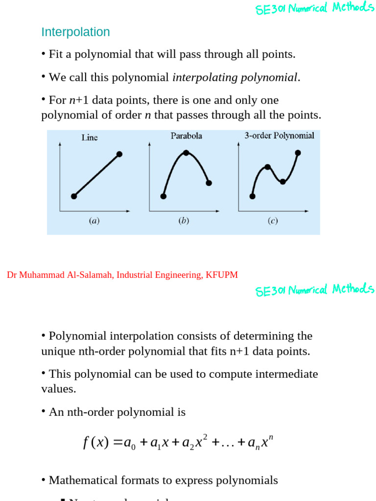Interpolation | PDF