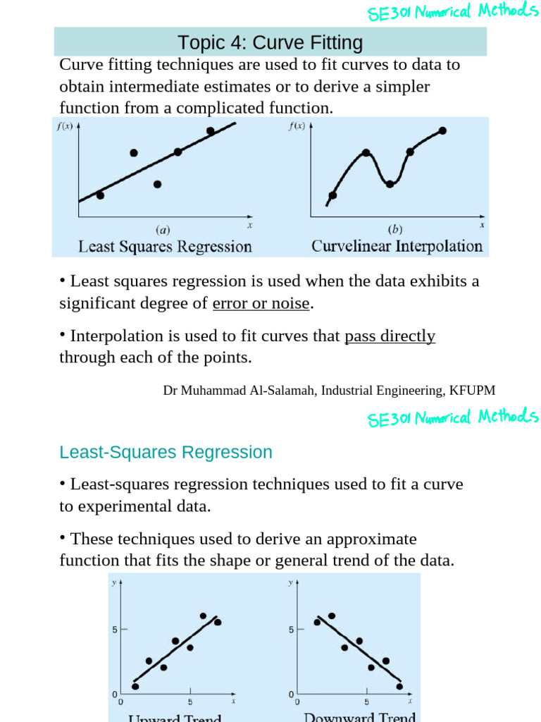 Method of Least Squares | PDF