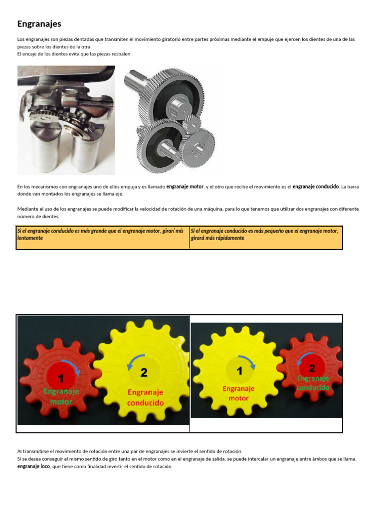 Engranajes | PDF