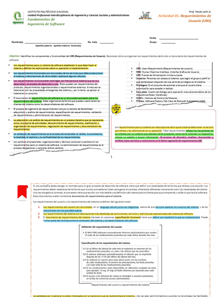 21 - FIS - Act05 Req Usuario | PDF