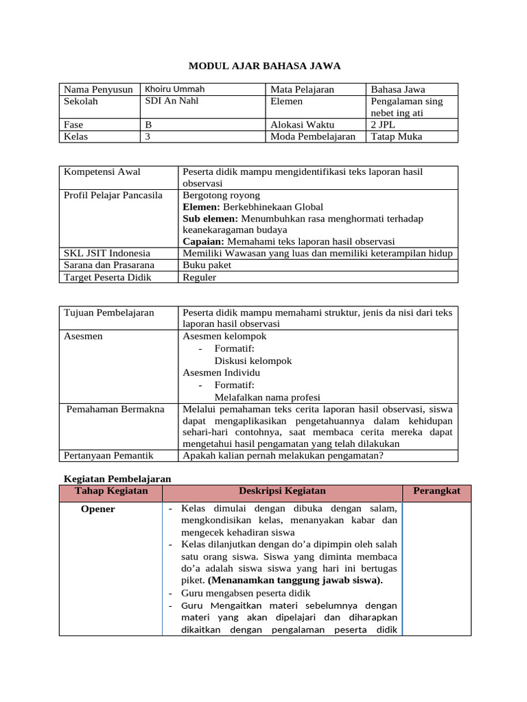 3 - BJ - Bab 2 - PB 1 | PDF