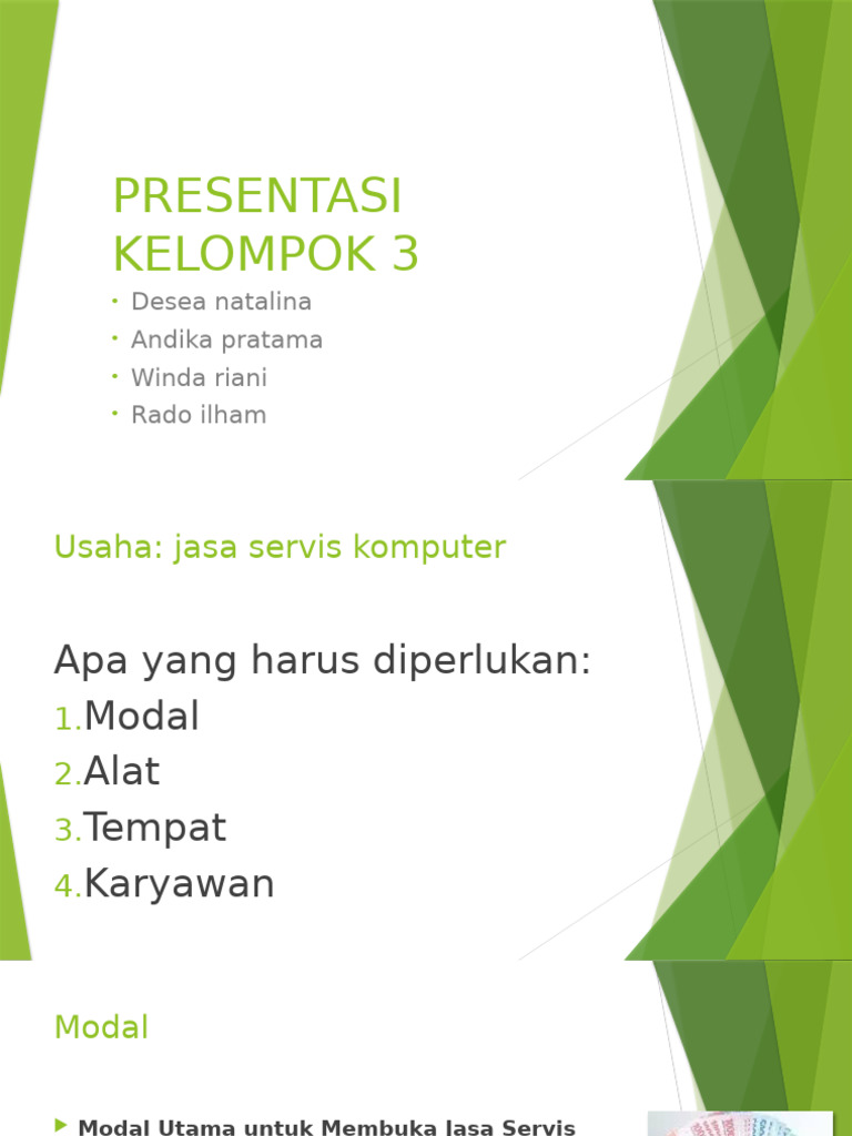 Presentasi Kelompok 3 Kwutkj | PDF