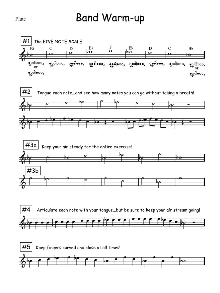 Band Warm Up | PDF