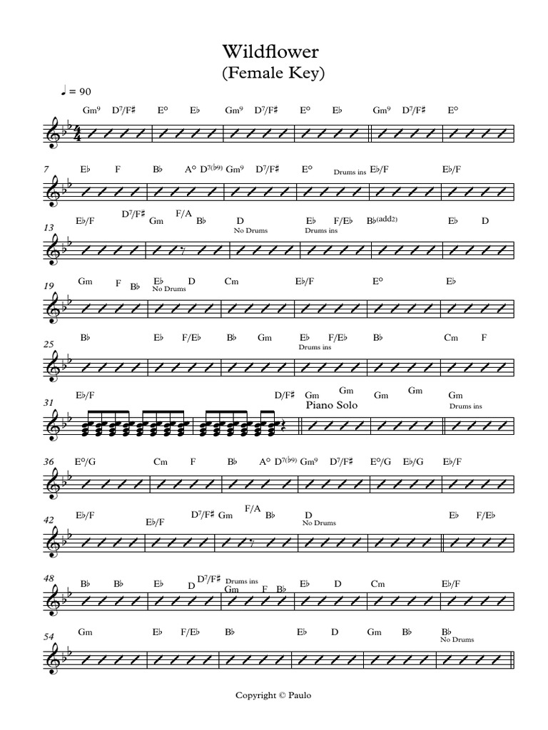 Wildflower (Female Key) | PDF