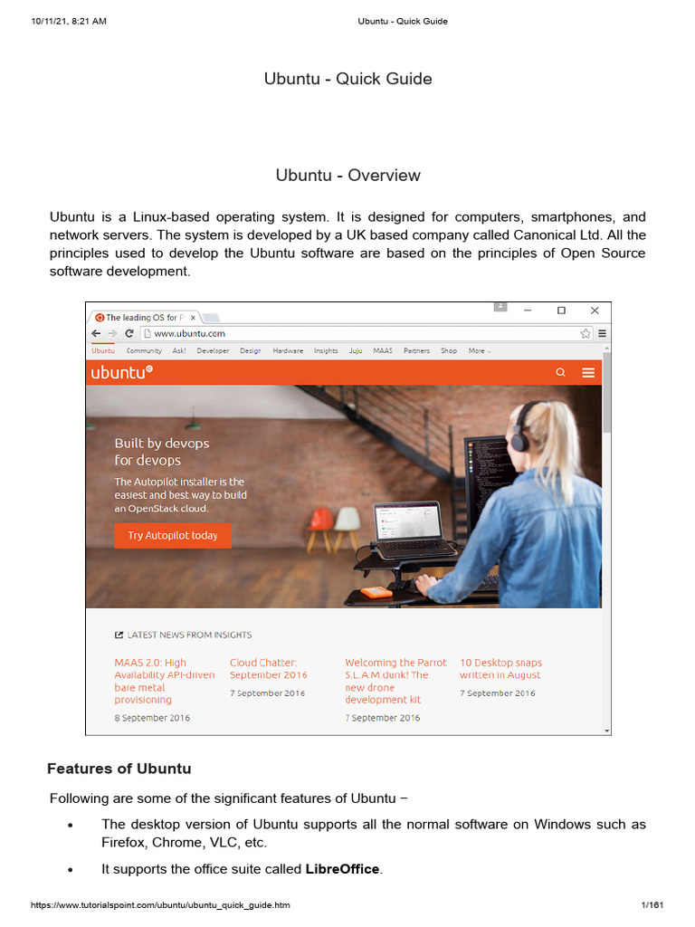 Linux Ubuntu - Quick Guide | PDF
