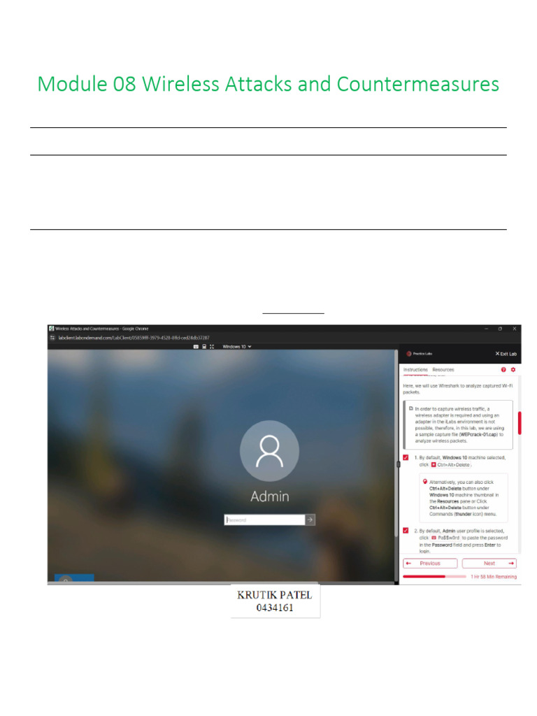 Lab 7 - Module 08 Worksheet (KRUTIK PATEL) | PDF