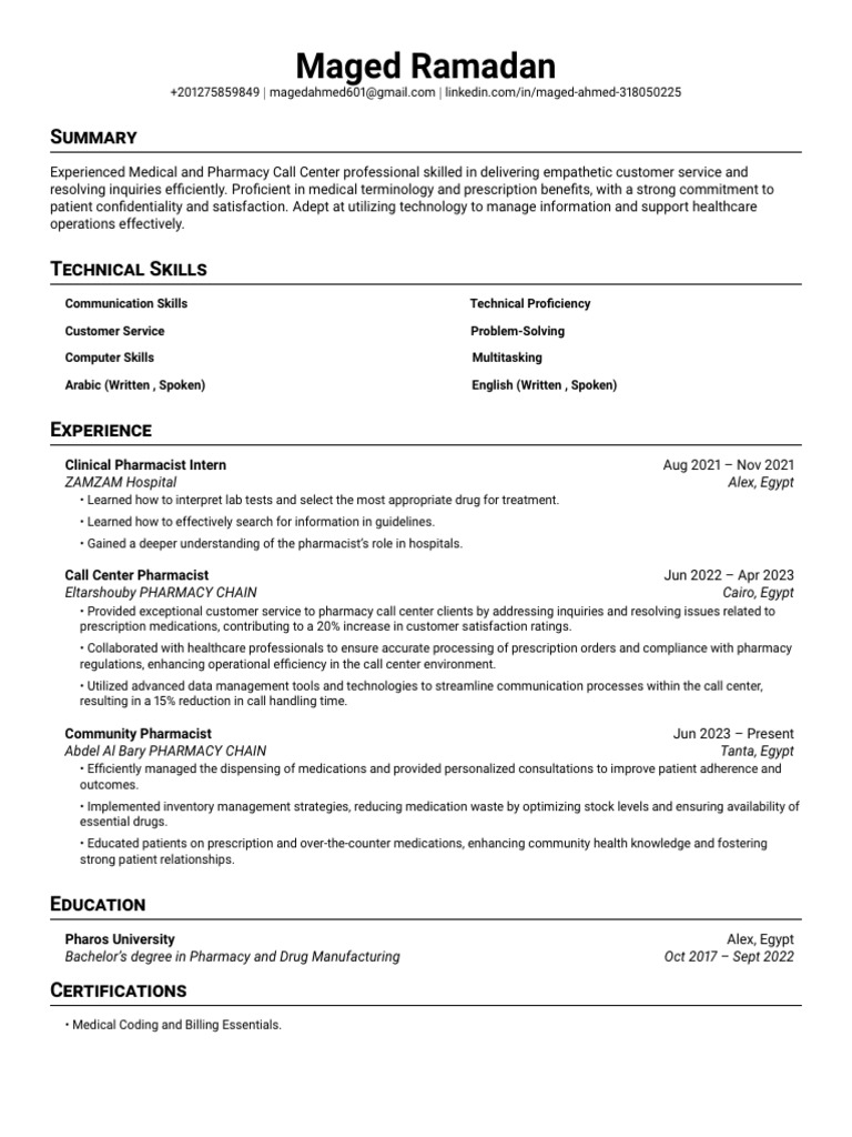 Maged's Resume | PDF