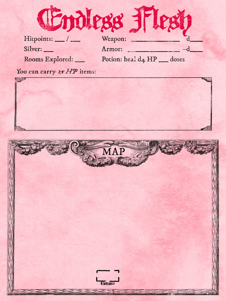 Endless Flesh - Character Sheet | PDF