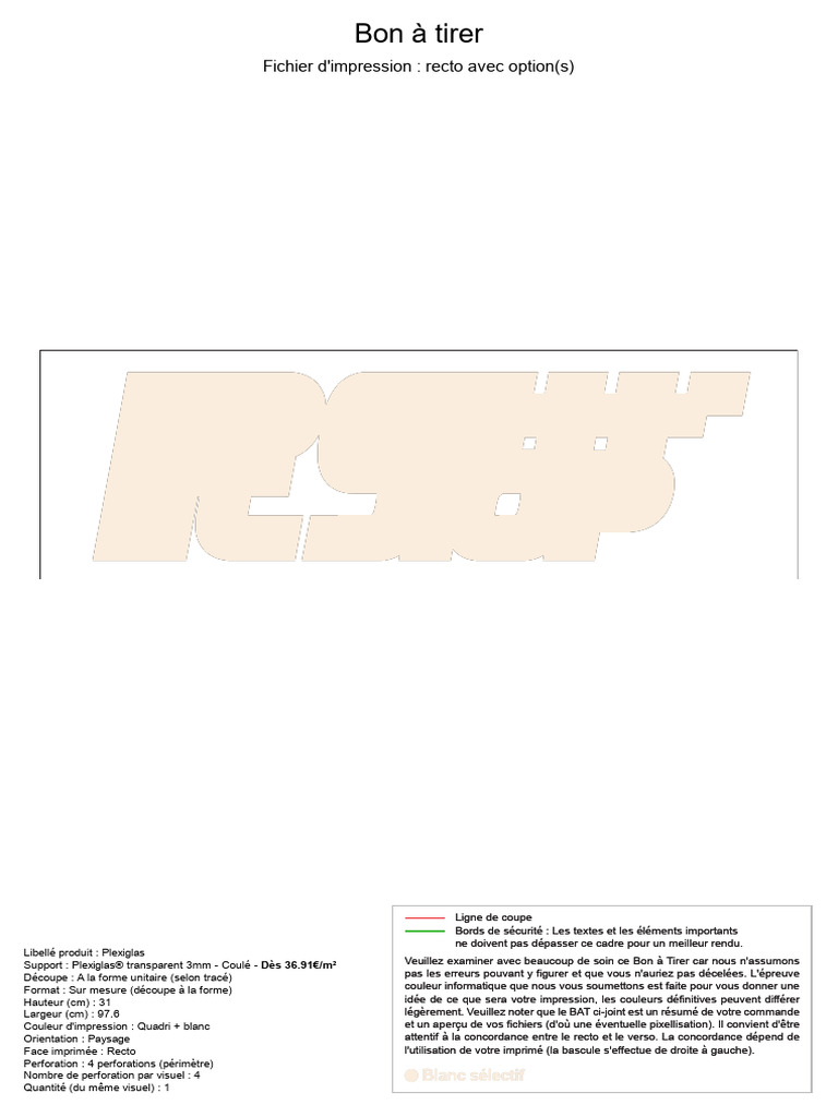 Fichier D'impression: Recto Avec Option(s) | PDF