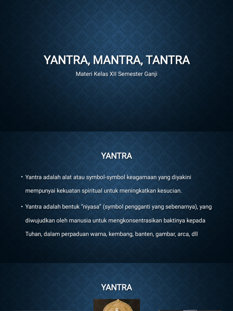 Yantra, Mantra, Tantra | PDF