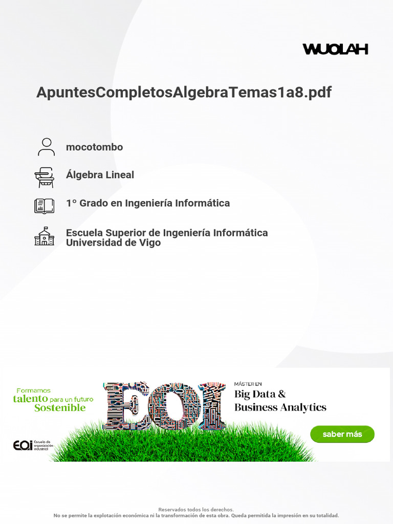 Álgebra Exp Comp | PDF