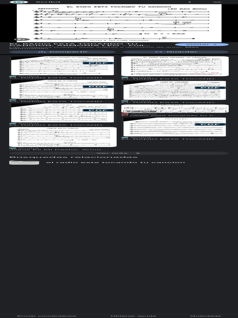 El Radio ETa Tocando Partitura - Buscar Con Google | PDF