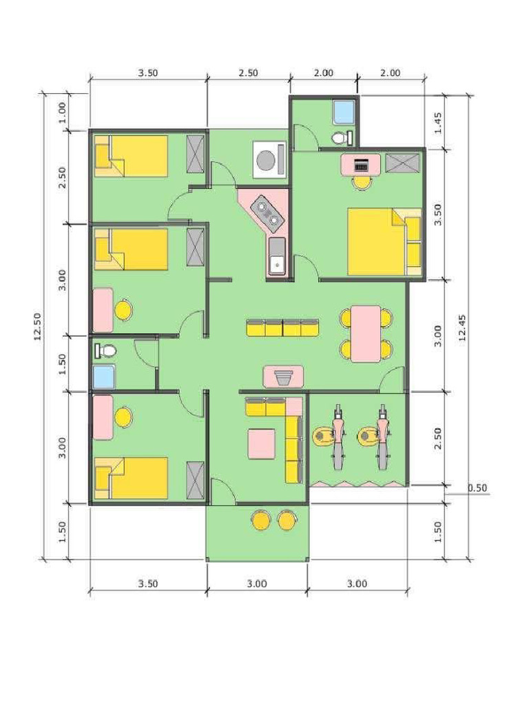 Desain Rumah 12x9 | PDF