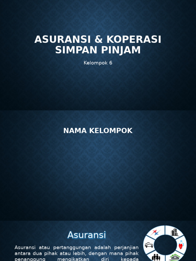 Asuransi & Koperasi Simpan Pinjam | PDF
