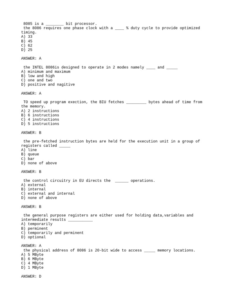 Test Paper Bits | PDF