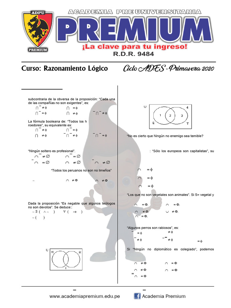 RAZ LOG PRIM20 ADES 08 Diagramas de Venn | PDF