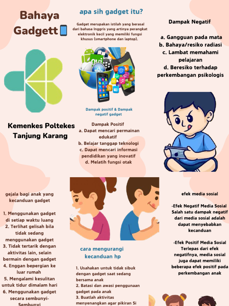 Leaflat Bahaya Gadget Kel 4 | PDF