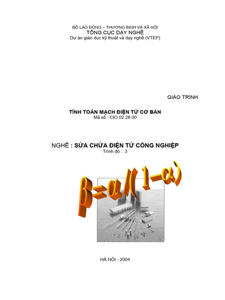 TK Mach Dien Tu Co Ban | PDF