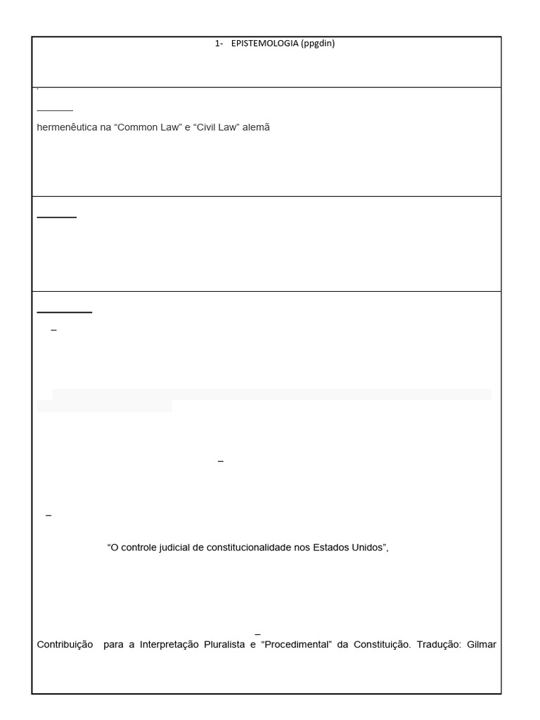 Ementa Epistemologia | PDF