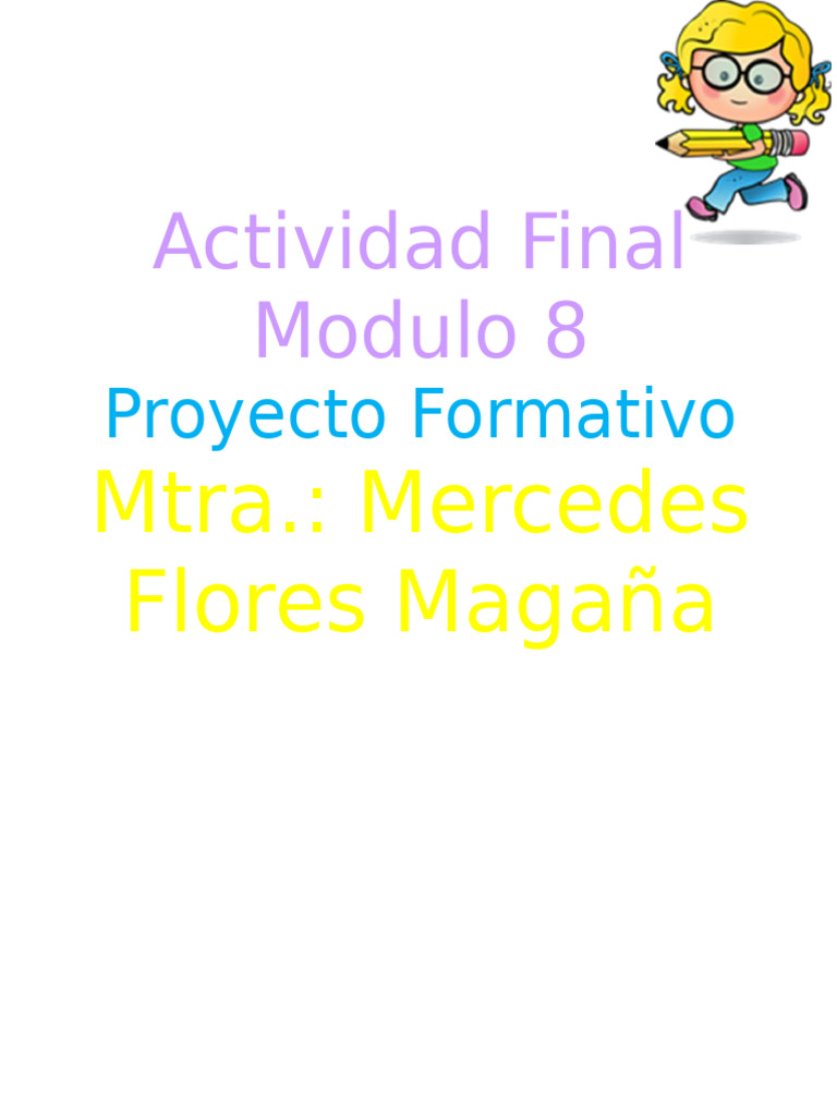 Proyecto Formativo Completo | PDF