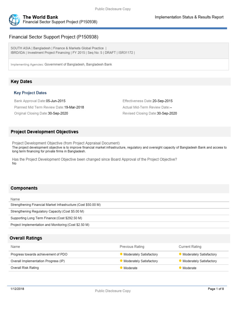 Disclosable Version of ISR | PDF